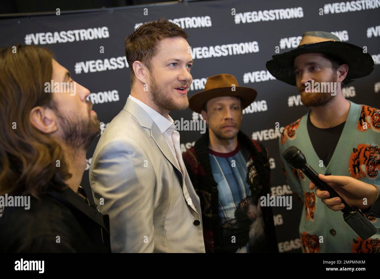 Wayne Sermon, left, Dan Reynolds, Ben McKee, and Daniel Platzman of ...