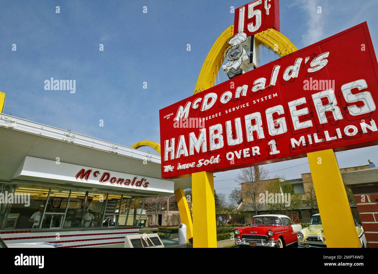 FILE - This April 15, 2005, file photo, shows a replica of Ray Kroc's first McDonald's franchise ...