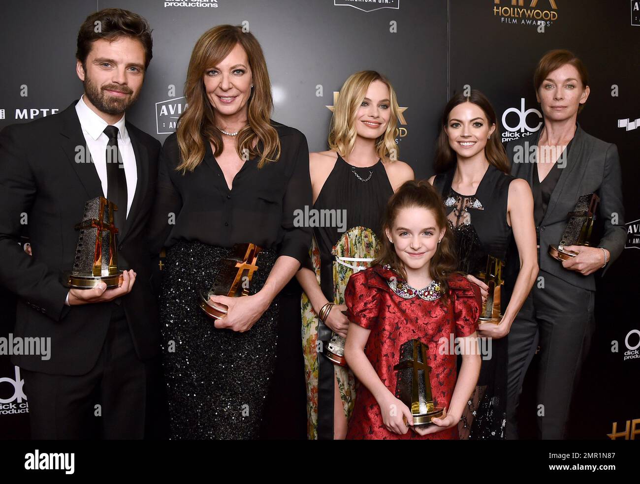 Sebastian Stan, from left, Allison Janney, Margot Robbie, Mckenna Grace ...