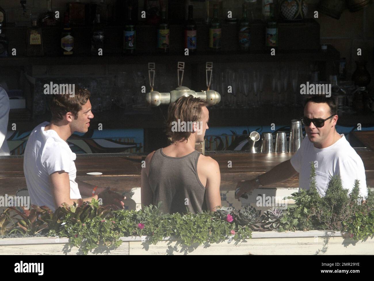 Tom Felton und seine Freundin Jade Gordon entspannen sich vor Neujahr ...