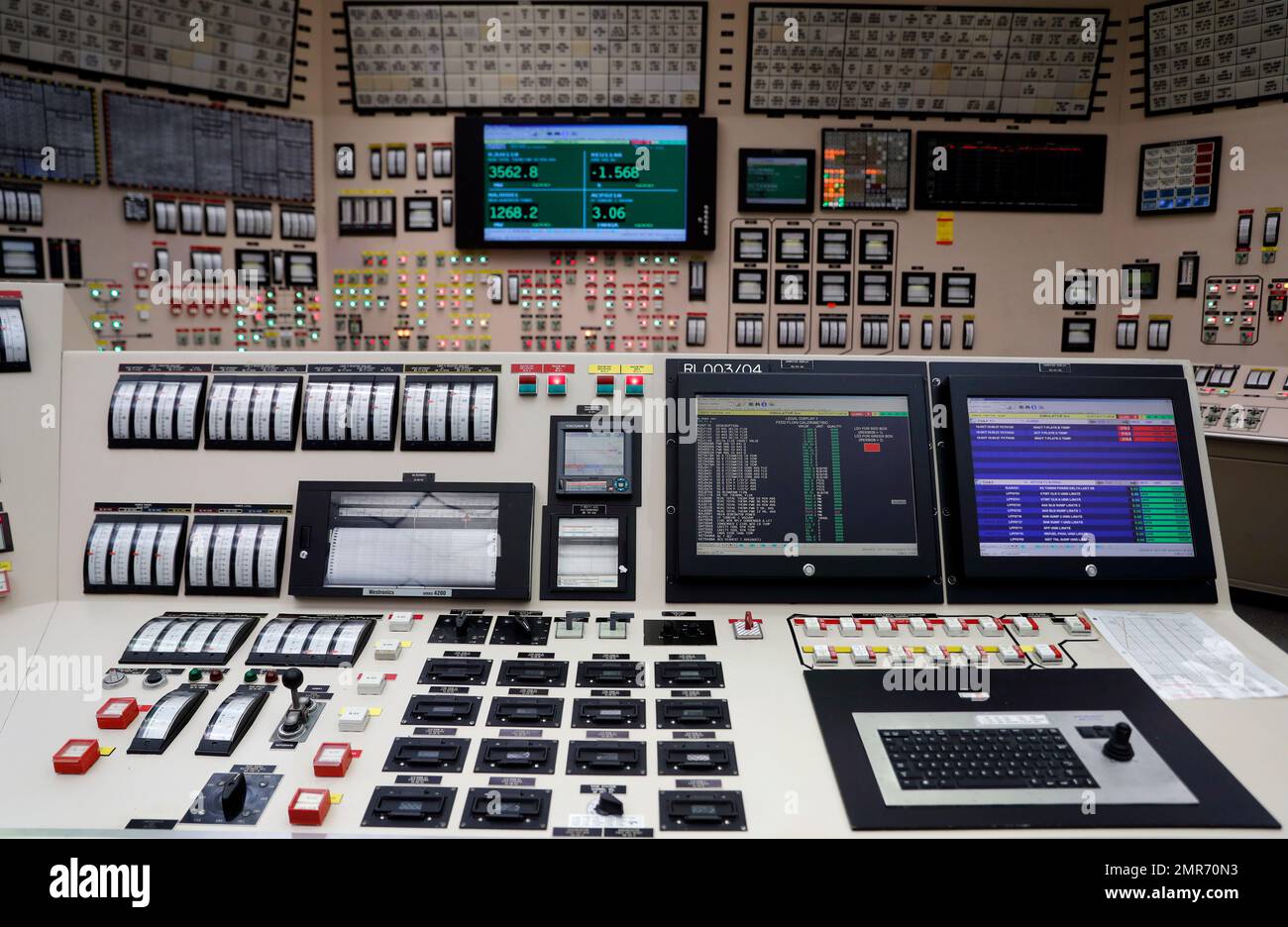 A control room simulator used for training is seen at the Callaway ...