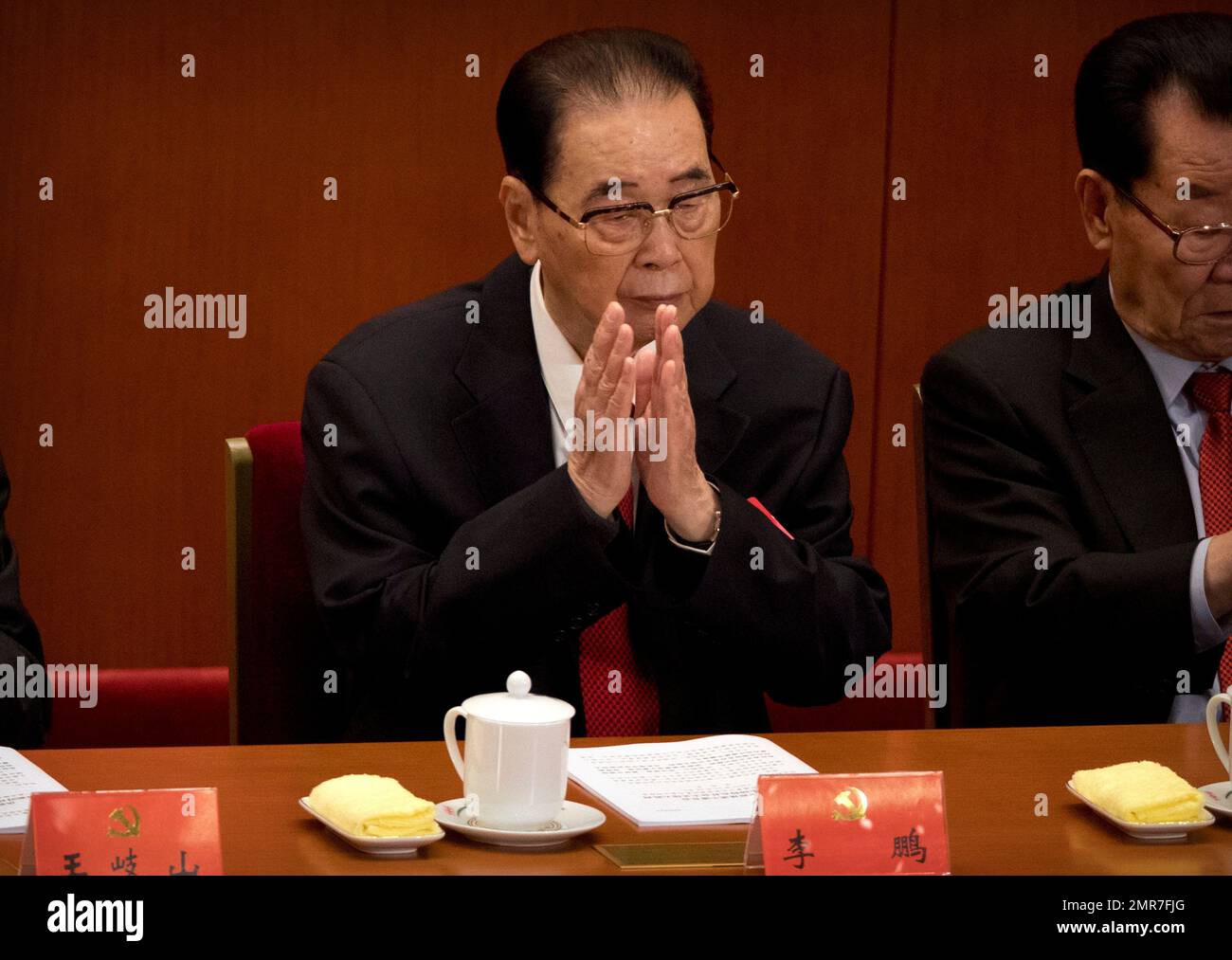 Former Chinese Premier Li Peng attends the opening session of China's ...