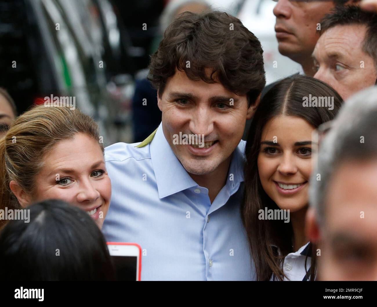 Canadian Prime Minister Justin Trudeau and his wife Sophie Gregoire ...