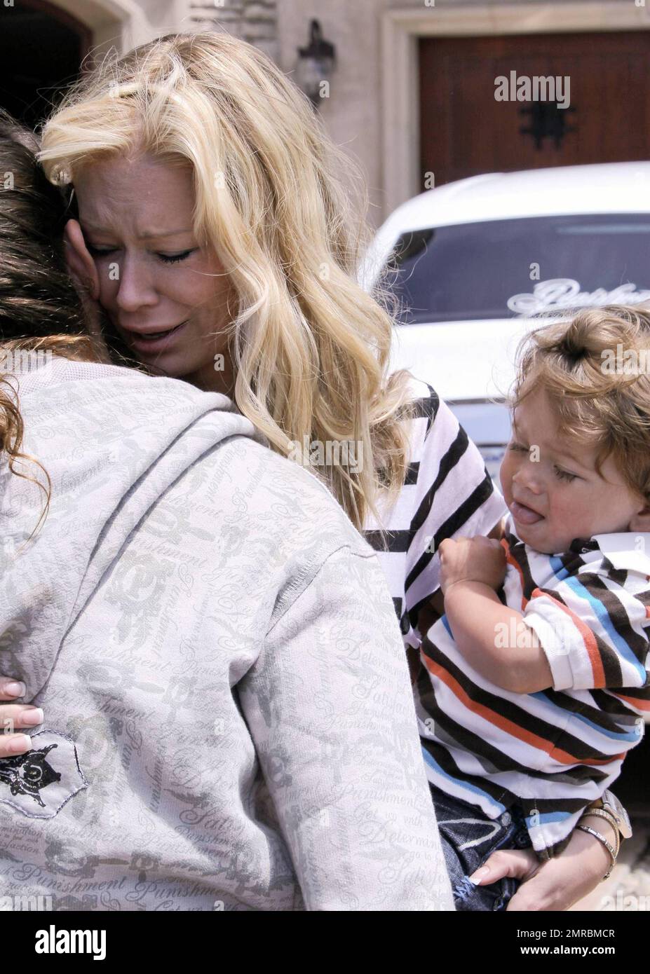 Der Filmstar Jenna Jameson bricht heute in Tränen zusammen, nachdem er ...