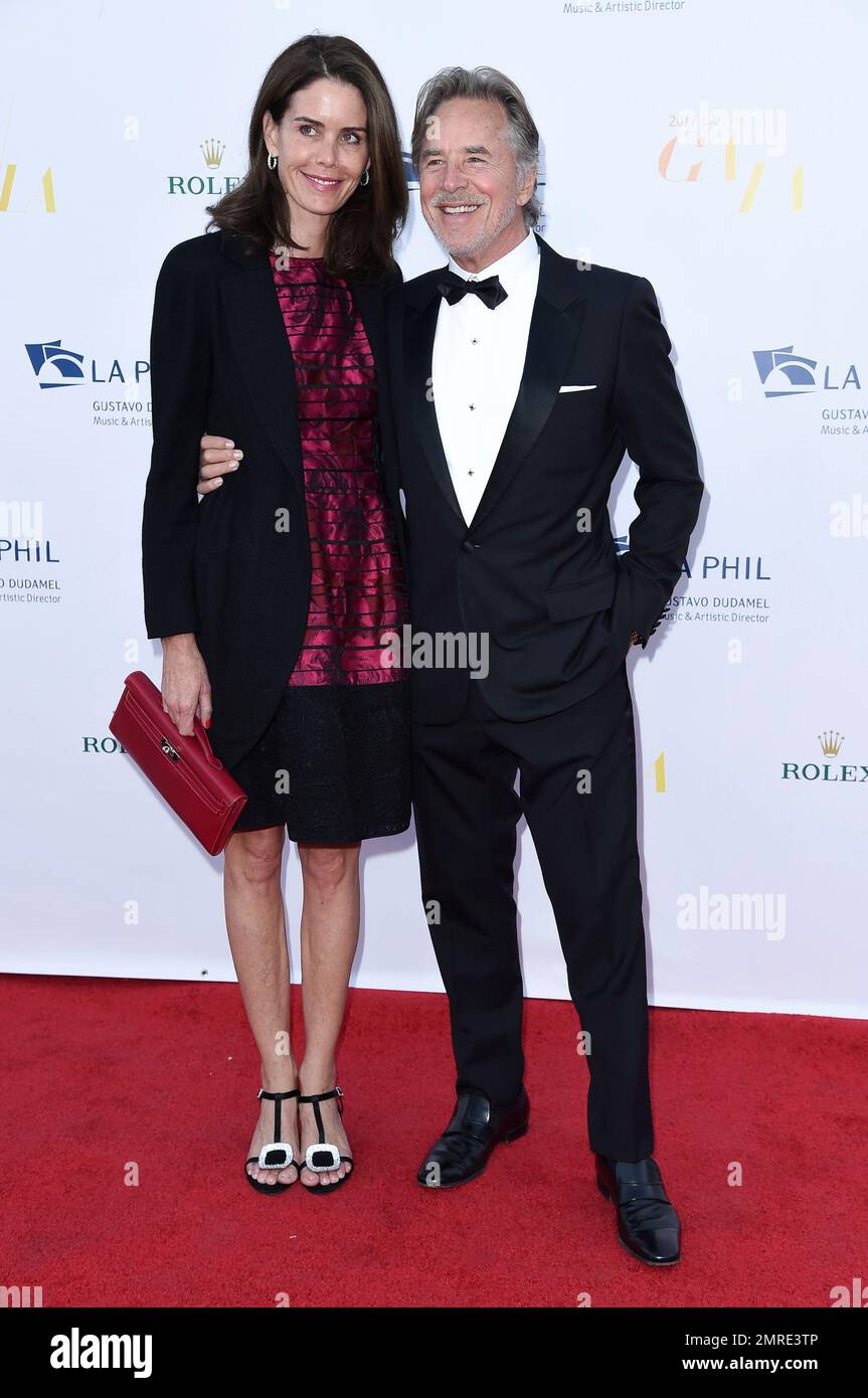 Kelley Phleger, left, and Don Johnson attend the Los Angeles ...