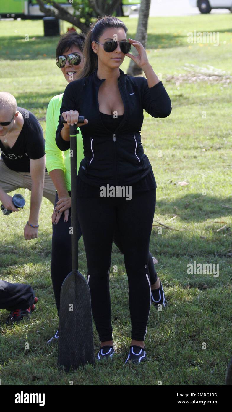 Die Familie Kardashian nimmt an einem 250 Meter langen ...