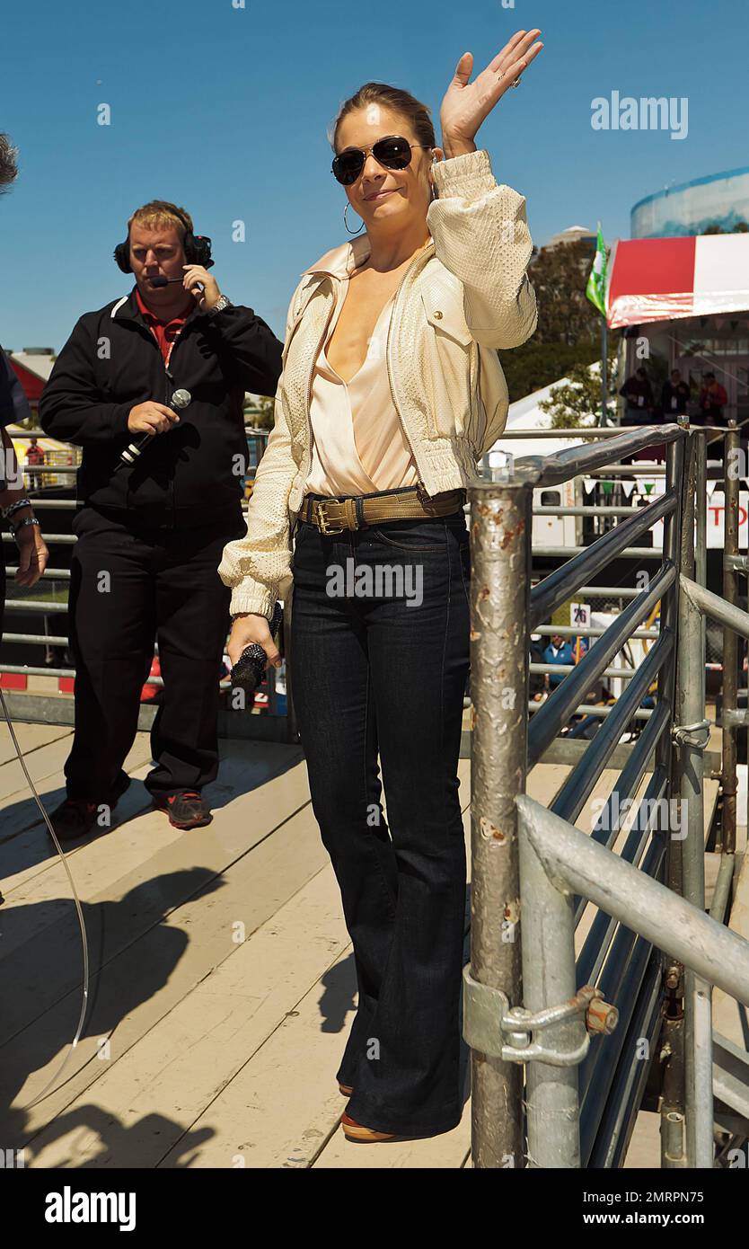 LeAnn Rimes, eine amerikanische Country-/Popsängerin und Grammy ...