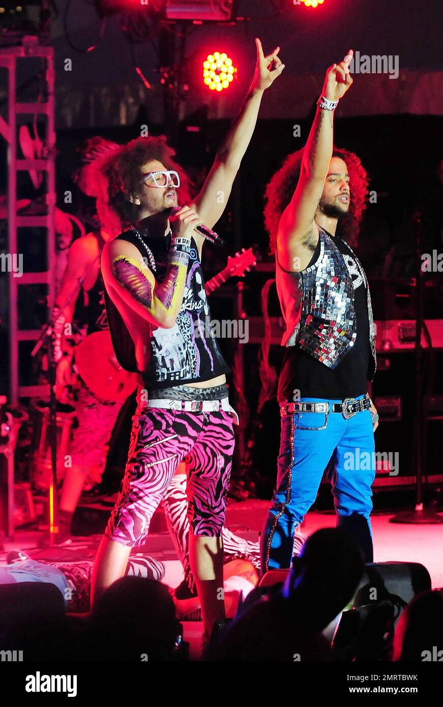 Stefan Kendal Gordy alias „Redfoo“ und Skyler Husten Gordy „SkyBlu“ von ...