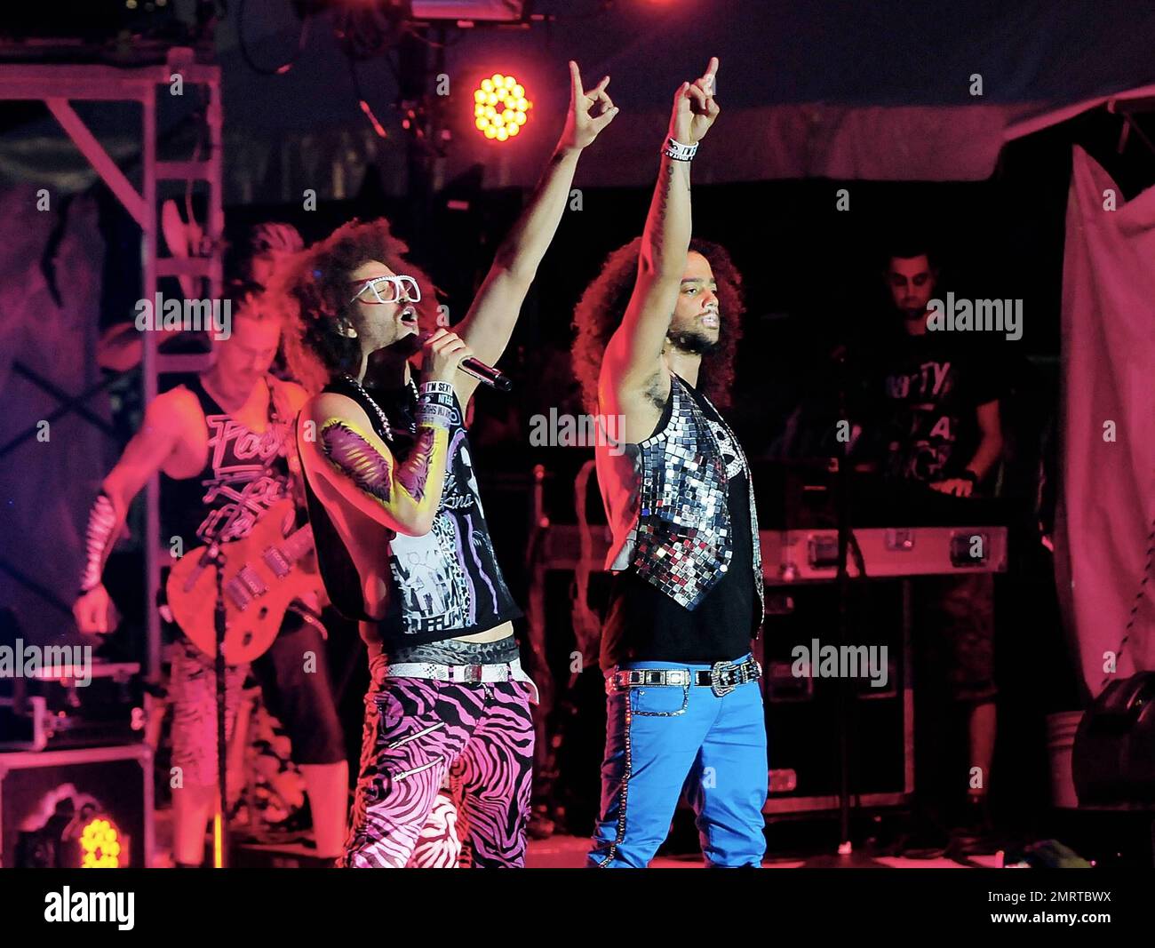 Stefan Kendal Gordy alias „Redfoo“ und Skyler Husten Gordy „SkyBlu“ von ...