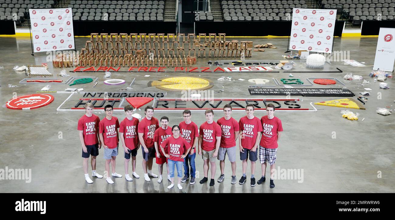 IMAGE DISTRIBUTED FOR FOR PIZZA HUT - (L to R) Professional Domino ...