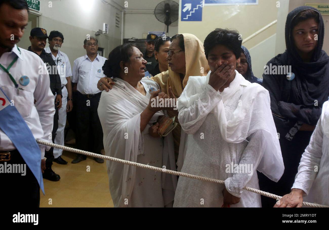 Colleagues mourn next to casket of Ruth Pfau, a German physician and ...