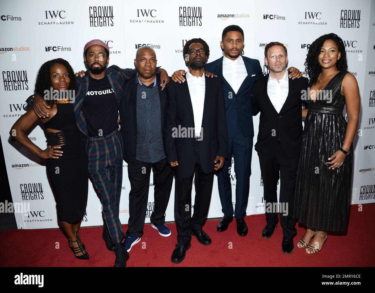 Actors Marsha Stephanie Blake, left, Lakeith Stanfield, film subjects ...