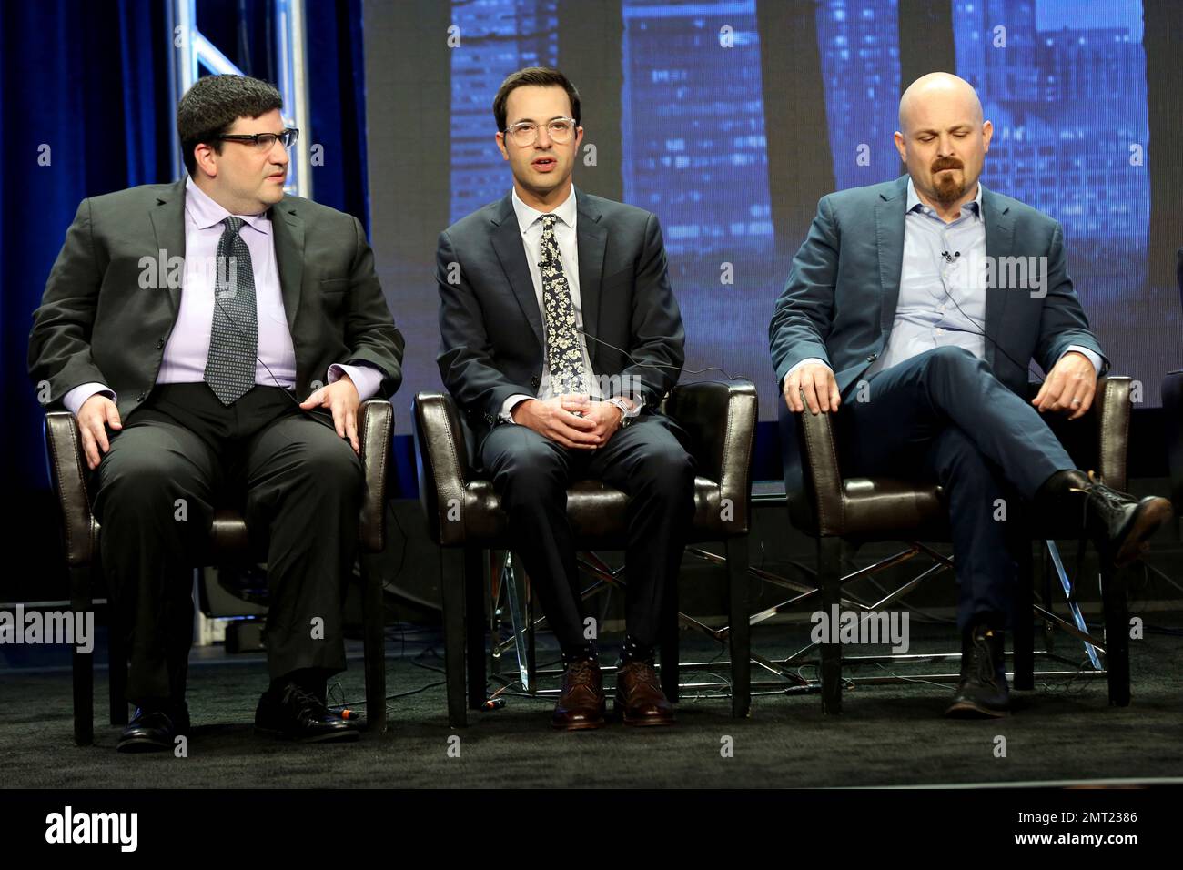 Adam Horowitz, from left, Edward Kitsis and David H. Goodman ...