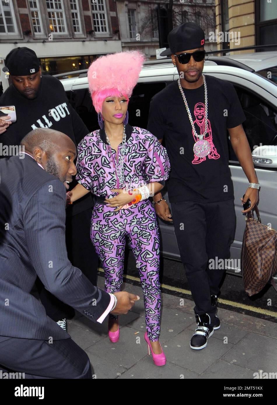 Nicki Minaj, der triidadianisch-amerikanische Rapper und R&B-Sänger ...