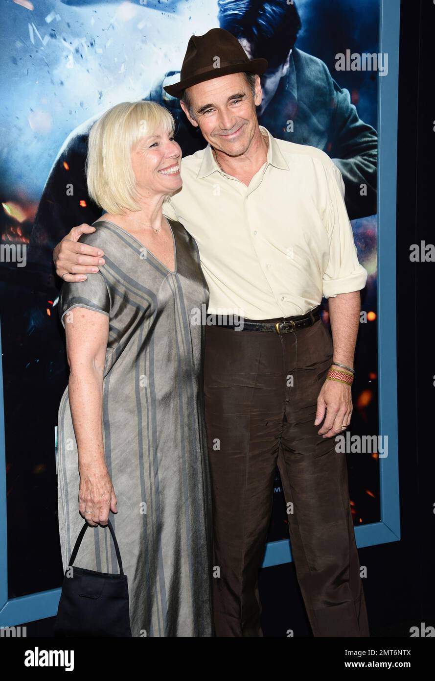 Mark Rylance and wife Claire van Kampen attend the premiere of Warner ...