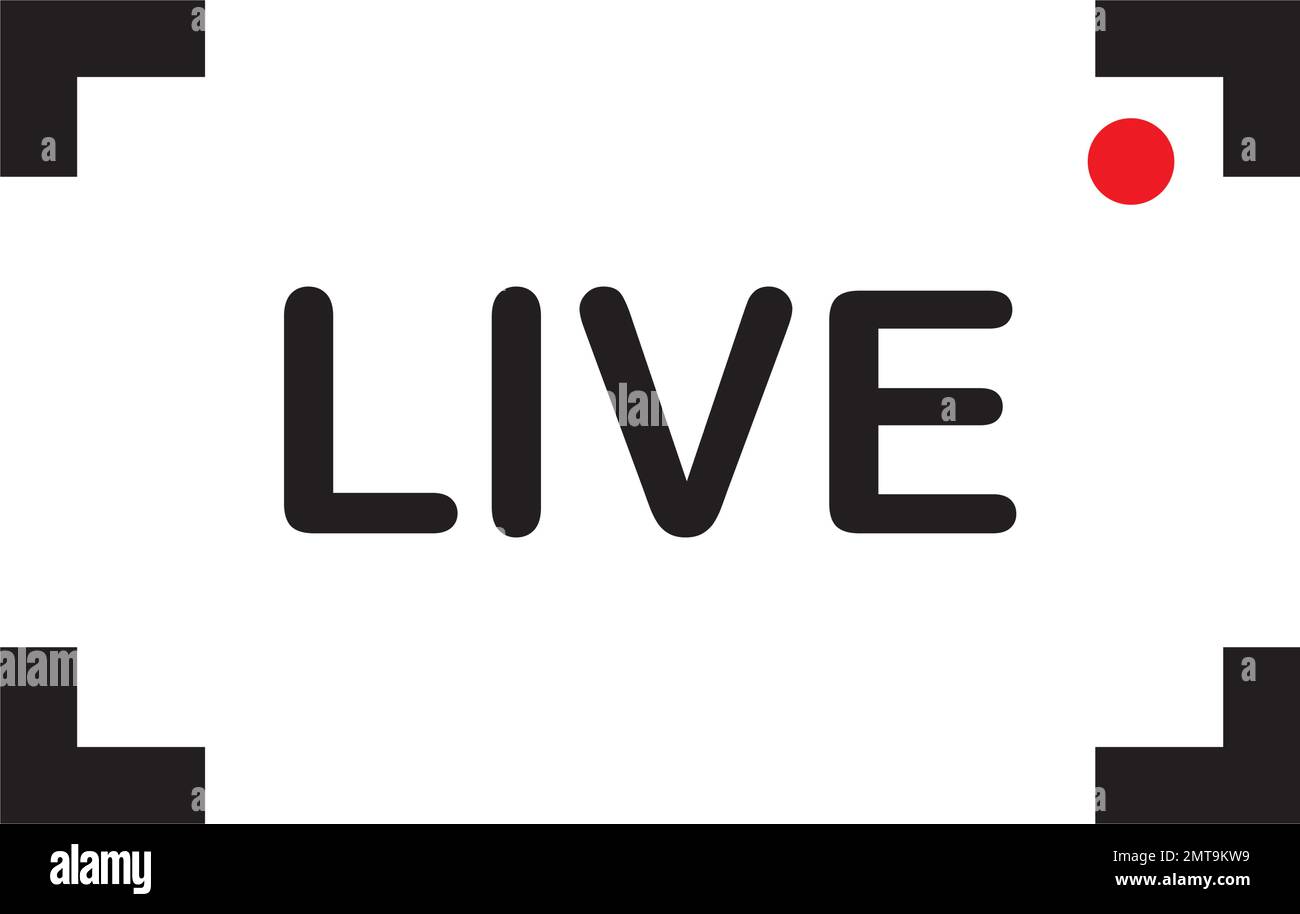 Live icon Stock-Vektorgrafiken kaufen - Alamy