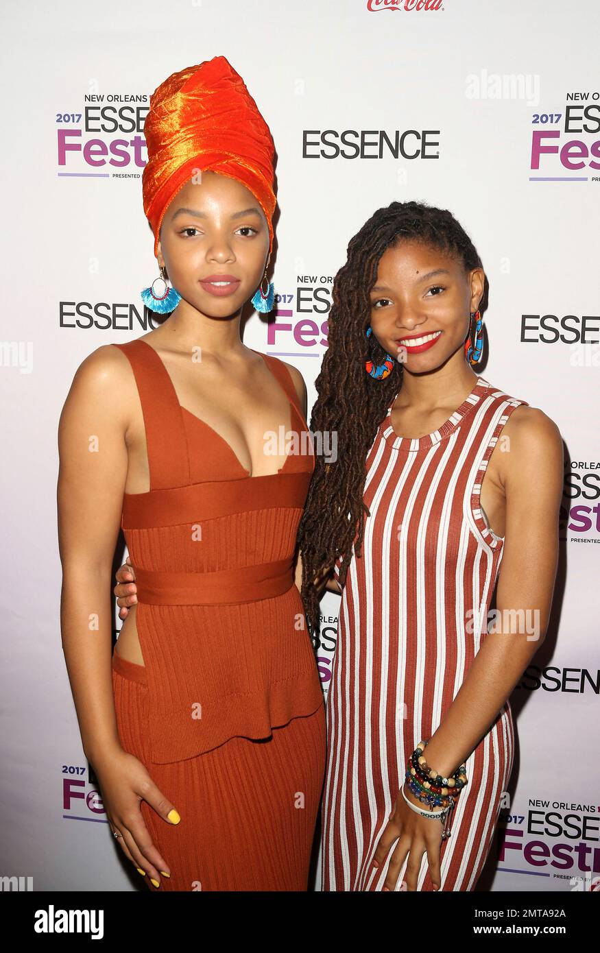 Singers Halle Bailey and Chole Bailey from Chole X Halle are seen at ...