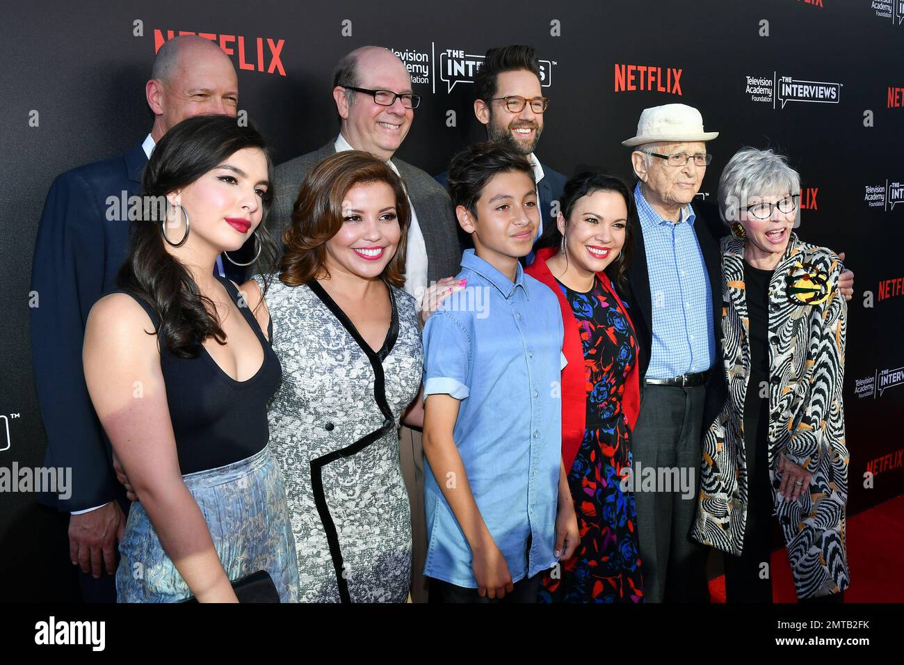 Isabella Gomez, from left, Mike Royce, Justina Machado, Stephen ...