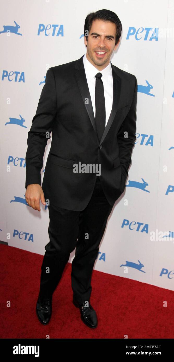 Eli Roth betritt den roten Teppich bei den PETA's 30. Anniversary Gala ...