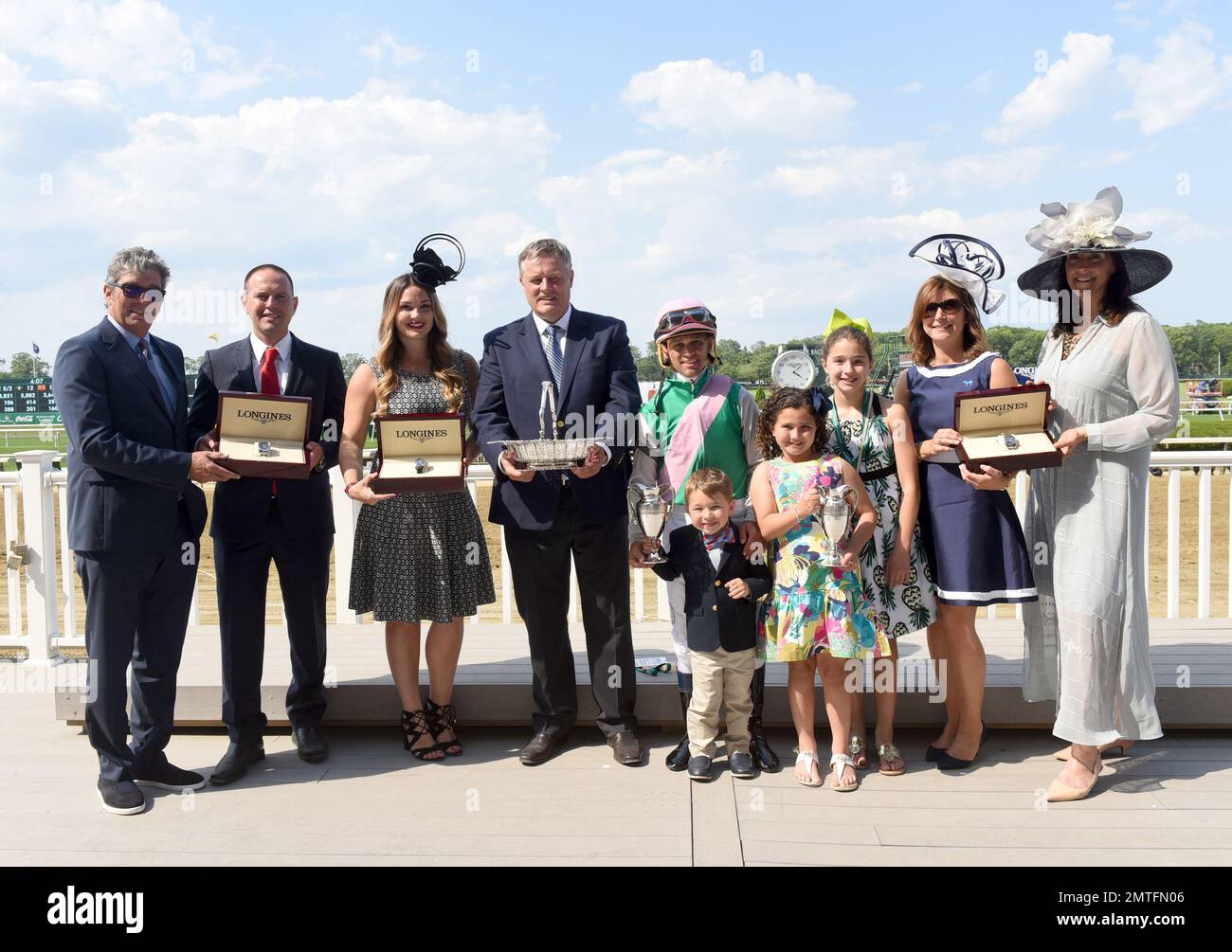 IMAGE DISTRIBUTED FOR LONGINES - Kristina Welling, third left, Longines ...