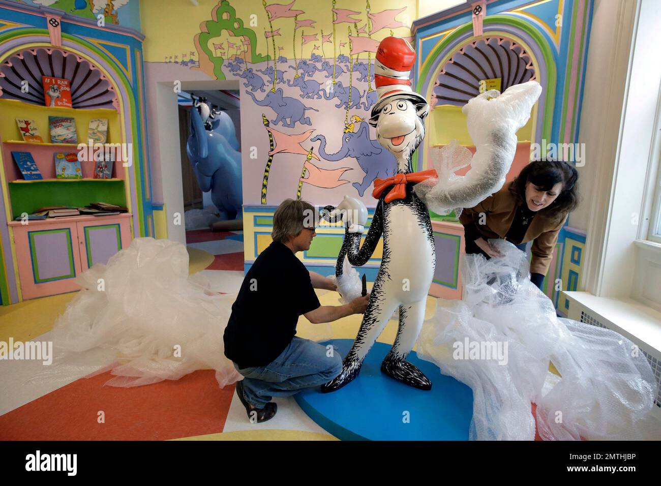 In this May 4, 2017, photo John Simpson, left, project director of ...