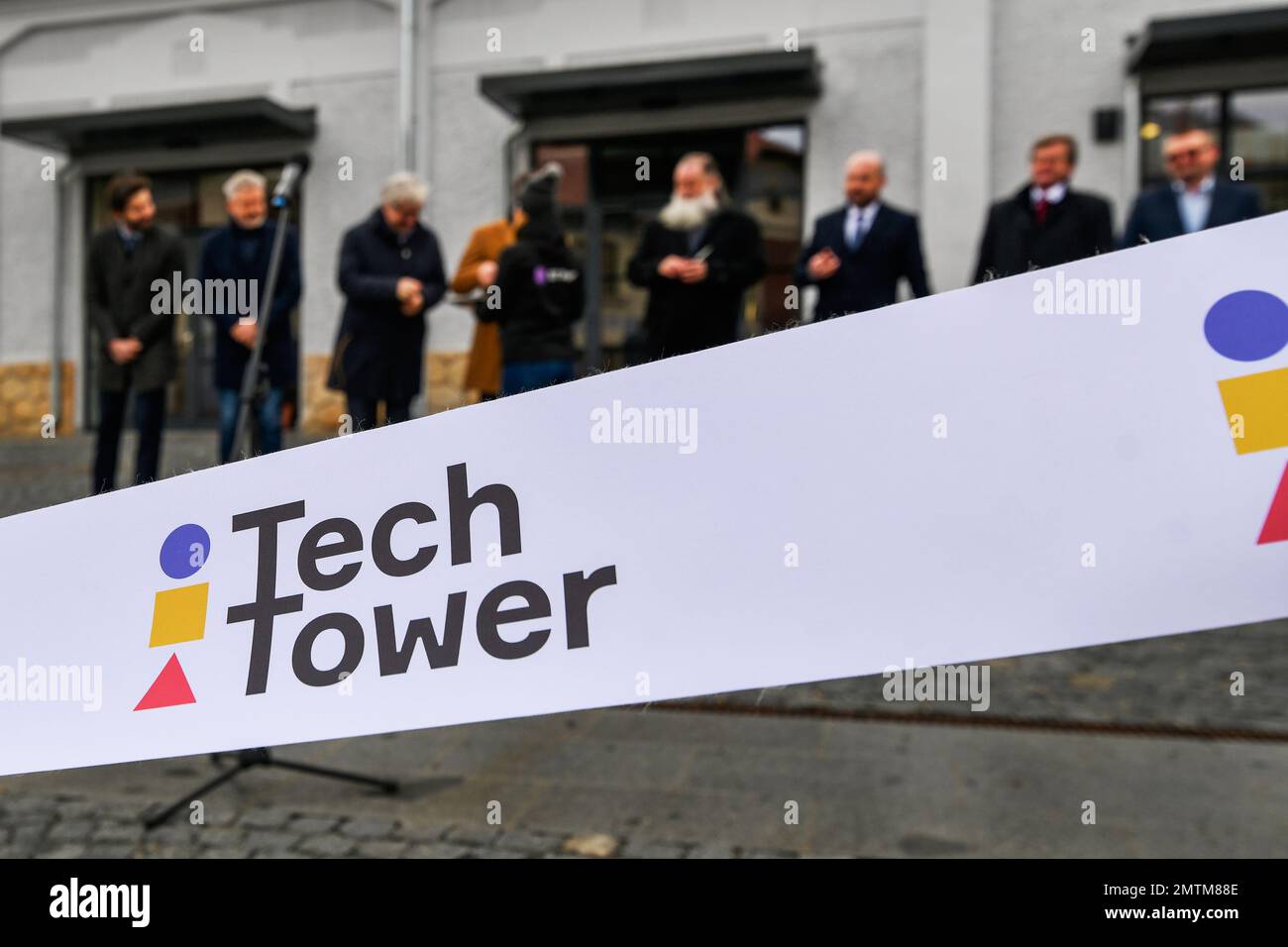 Pilsen, Tschechische Republik. 01. Februar 2023. Die feierliche Eröffnung des Technologieparks ...