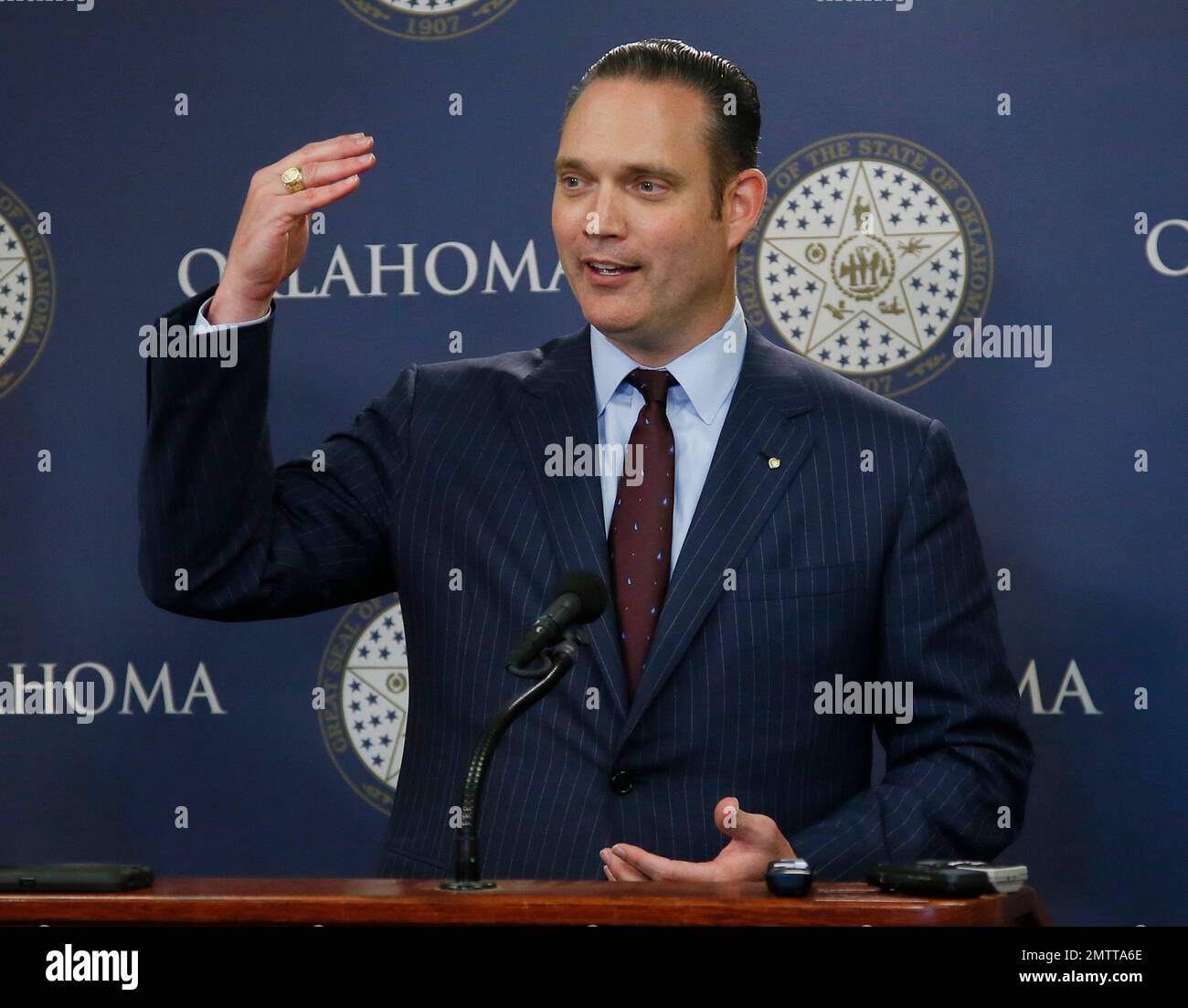 Oklahoma state Rep. Charles McCall, R-Atoka, Speaker of the House ...