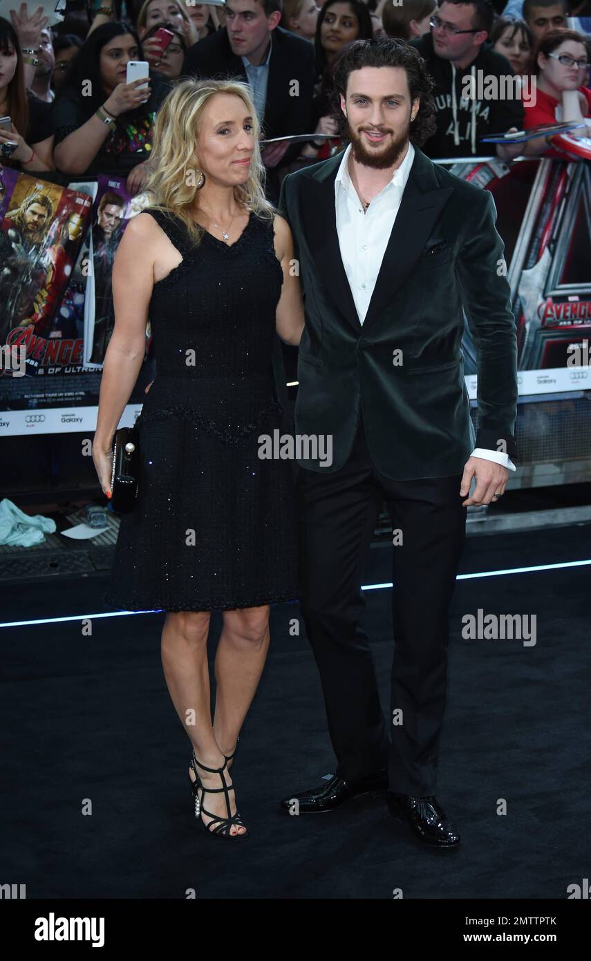 Sam Taylor-Johnson und Aaron Taylor-Johnson bei The Avengers - Age of ...