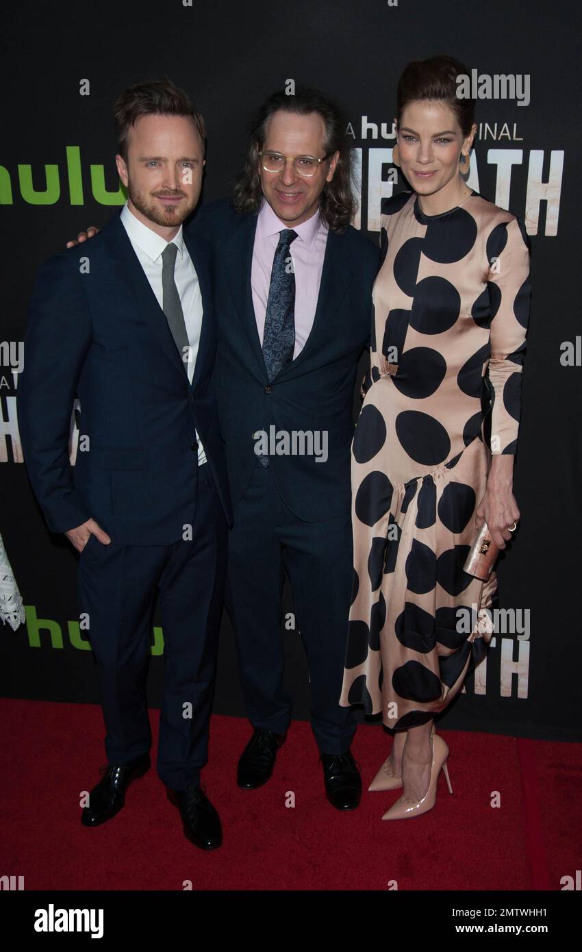 Michelle Monaghan und Aaron Paul nehmen an der Premiere der Hulu ...