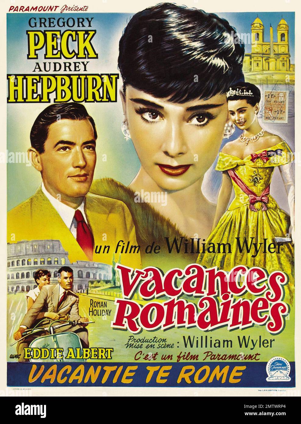 Roman holiday movie poster -Fotos und -Bildmaterial in hoher Auflösung ...