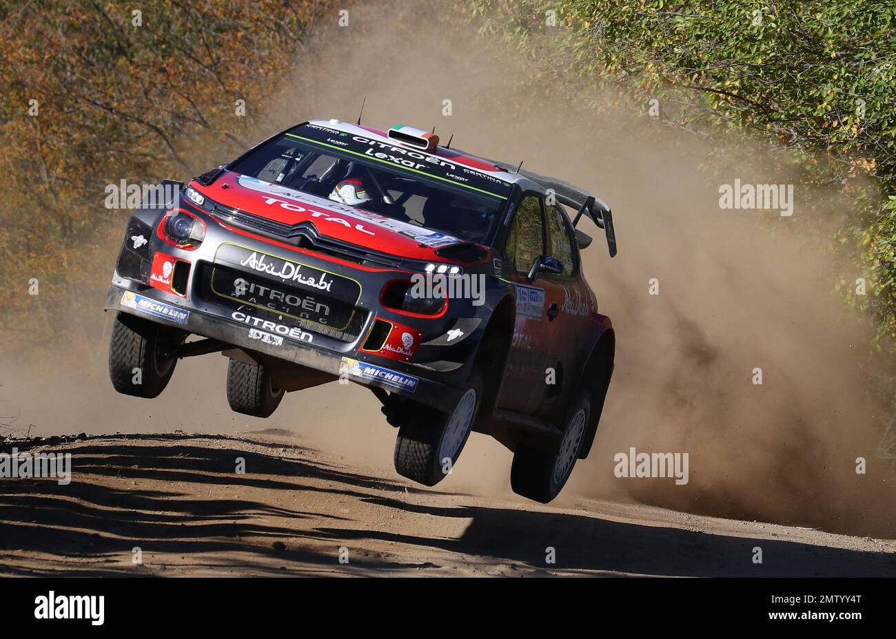 Irish driver Craig Breen and British co-driver Scott Martin, drive ...