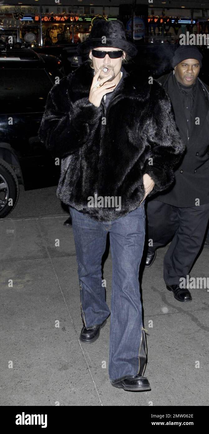 Sänger Kid Rock nimmt am TRL-Finale von MTV Teil. „TRL“ wurde erstmals ...