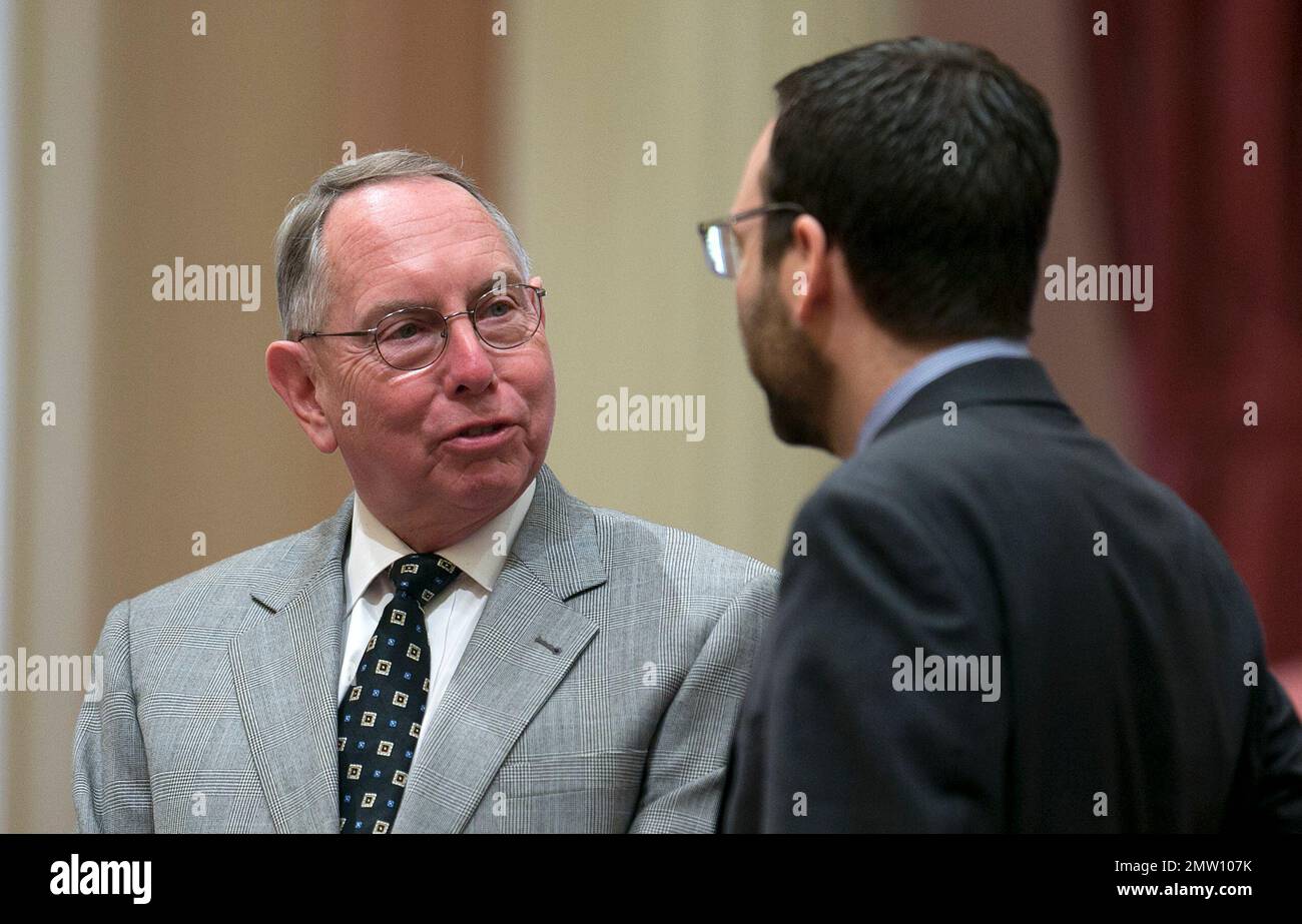 FILE -- In this April 20, 2017 file photo, state Sen. Richard Roth, D ...