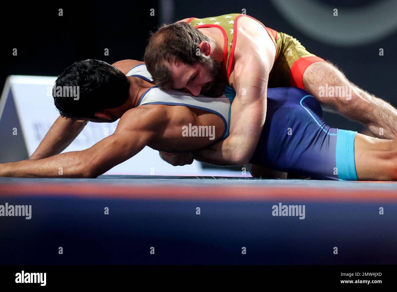 ZAGREB, KROATIEN – FEBRUAR 01: Zane Raye Rhodes Richards aus den USA ...