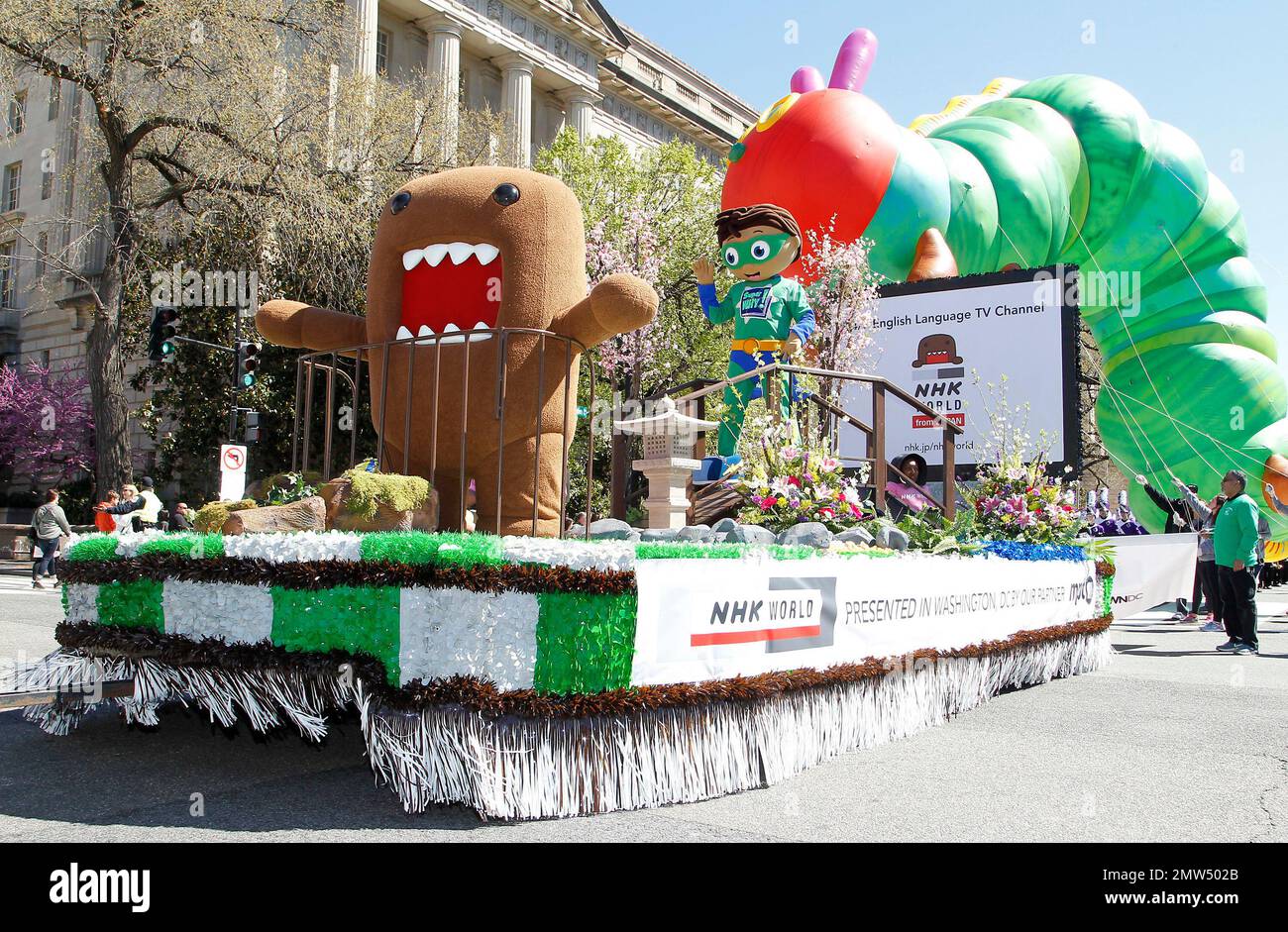 IMAGE DISTRIBUTED FOR NHK WORLD - NHK WORLD TV's mascot Domo, left, and ...
