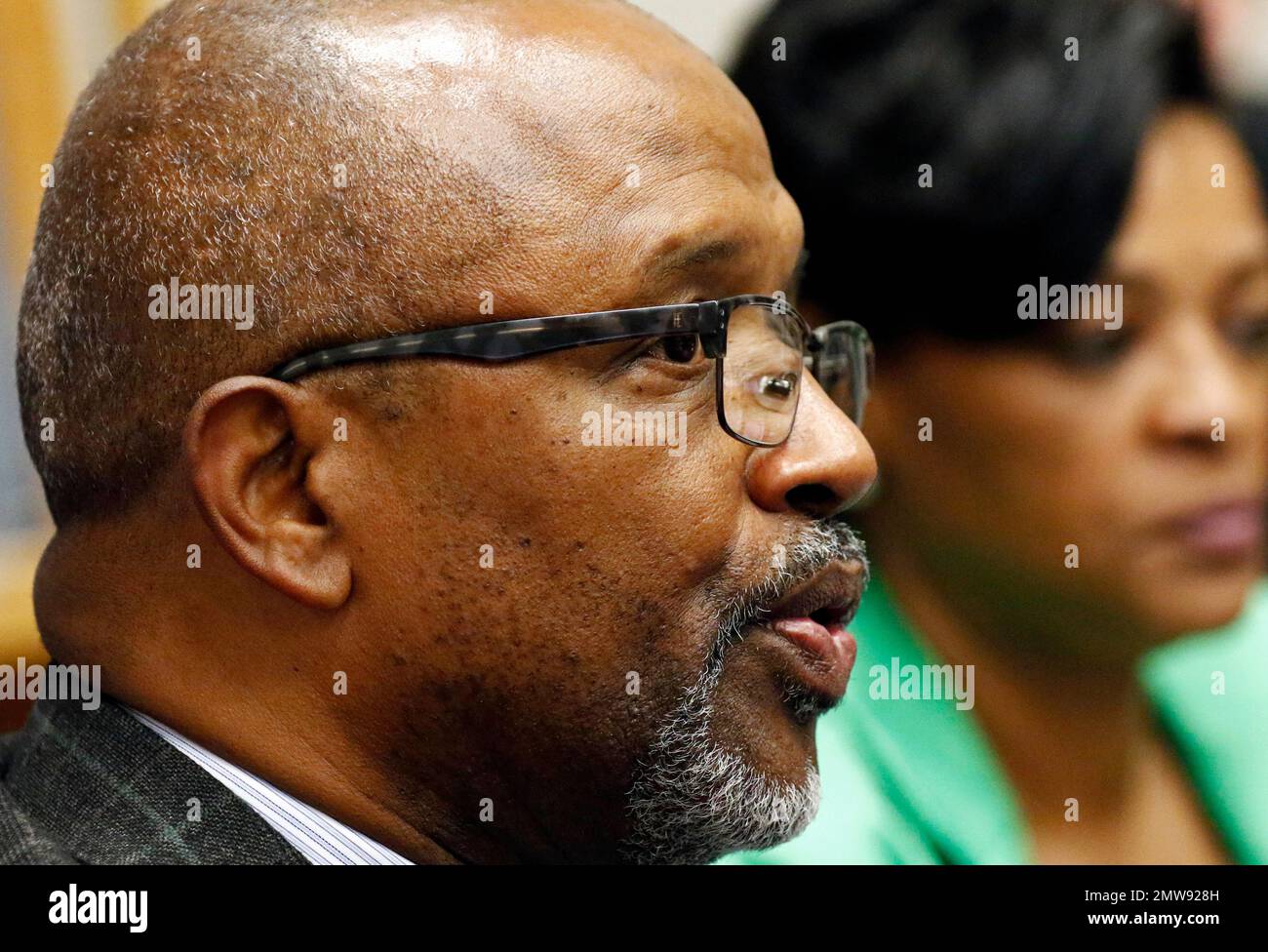Rep. Robert Johnson III, D-Natchez, discusses his concerns for properly ...
