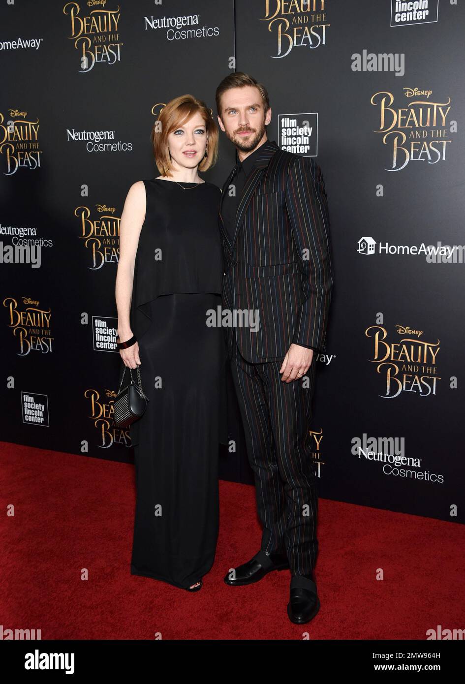 Actor Dan Stevens and wife Susie Stevens attend a special screening of ...