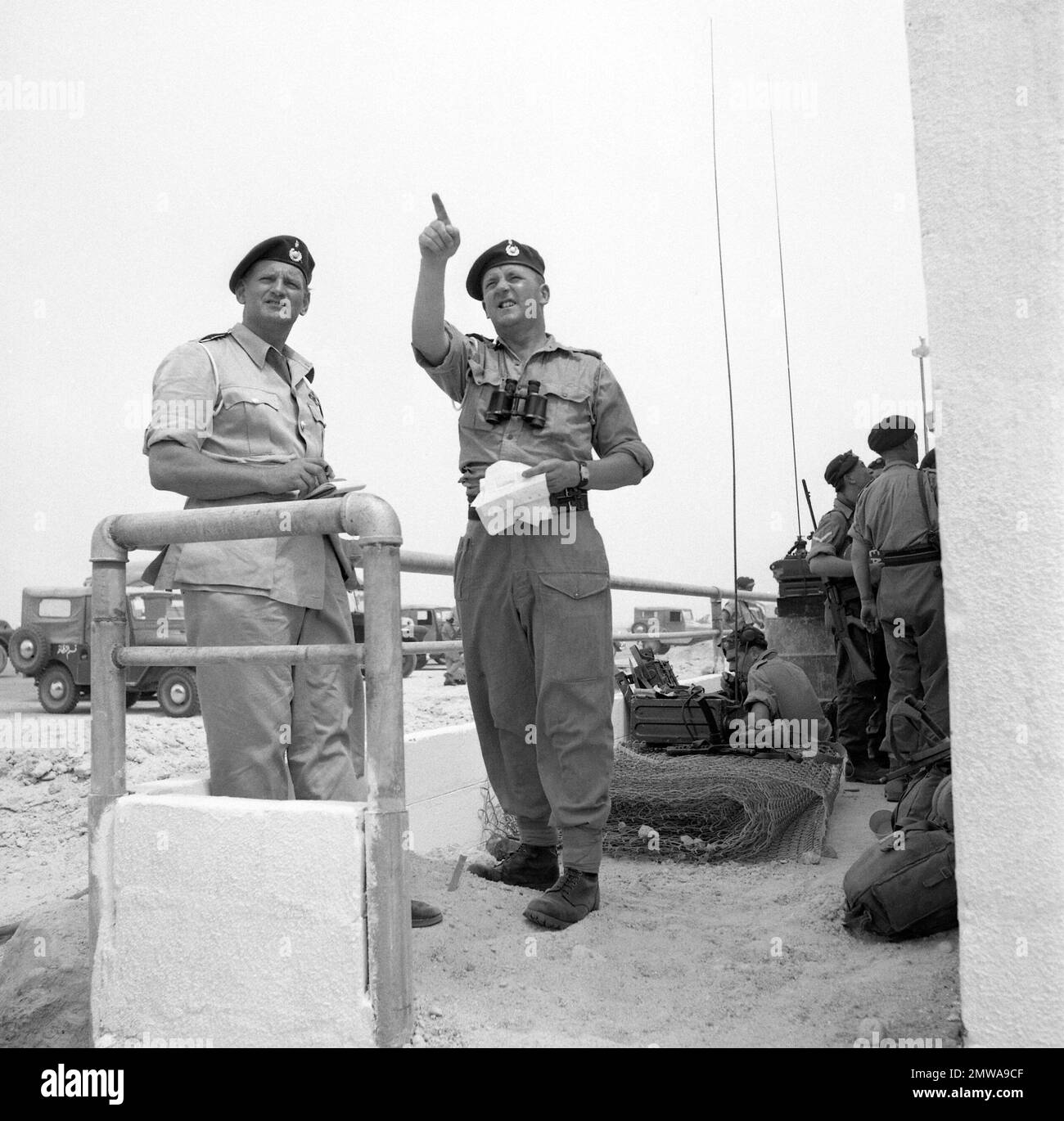 Lieutenant Colonel E.R Bridges, commanding the Royal Marine Commandos ...