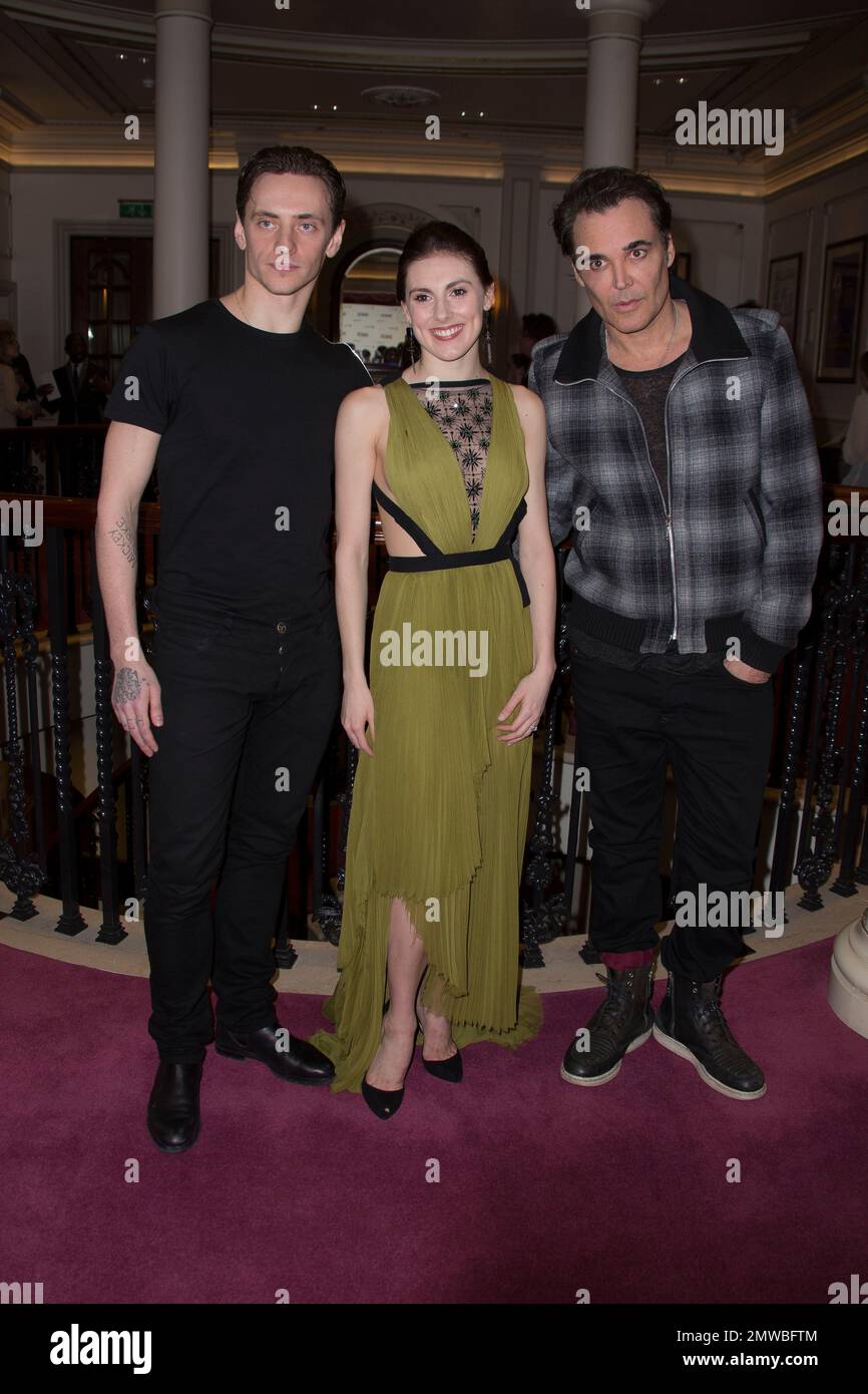 Ballet dancers, from left, Sergei Polunin and Tiler Peck pose for ...
