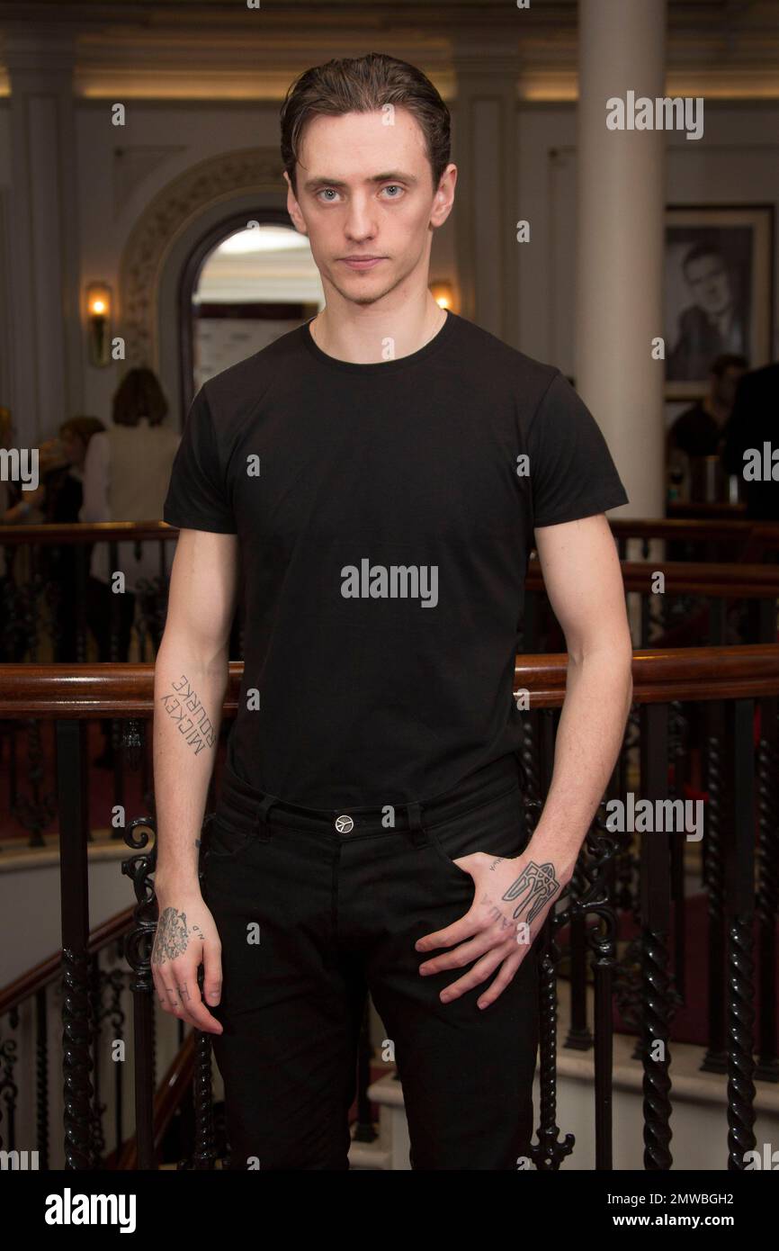 Ukrainian ballet dancer Sergei Polunin poses for photographers upon ...