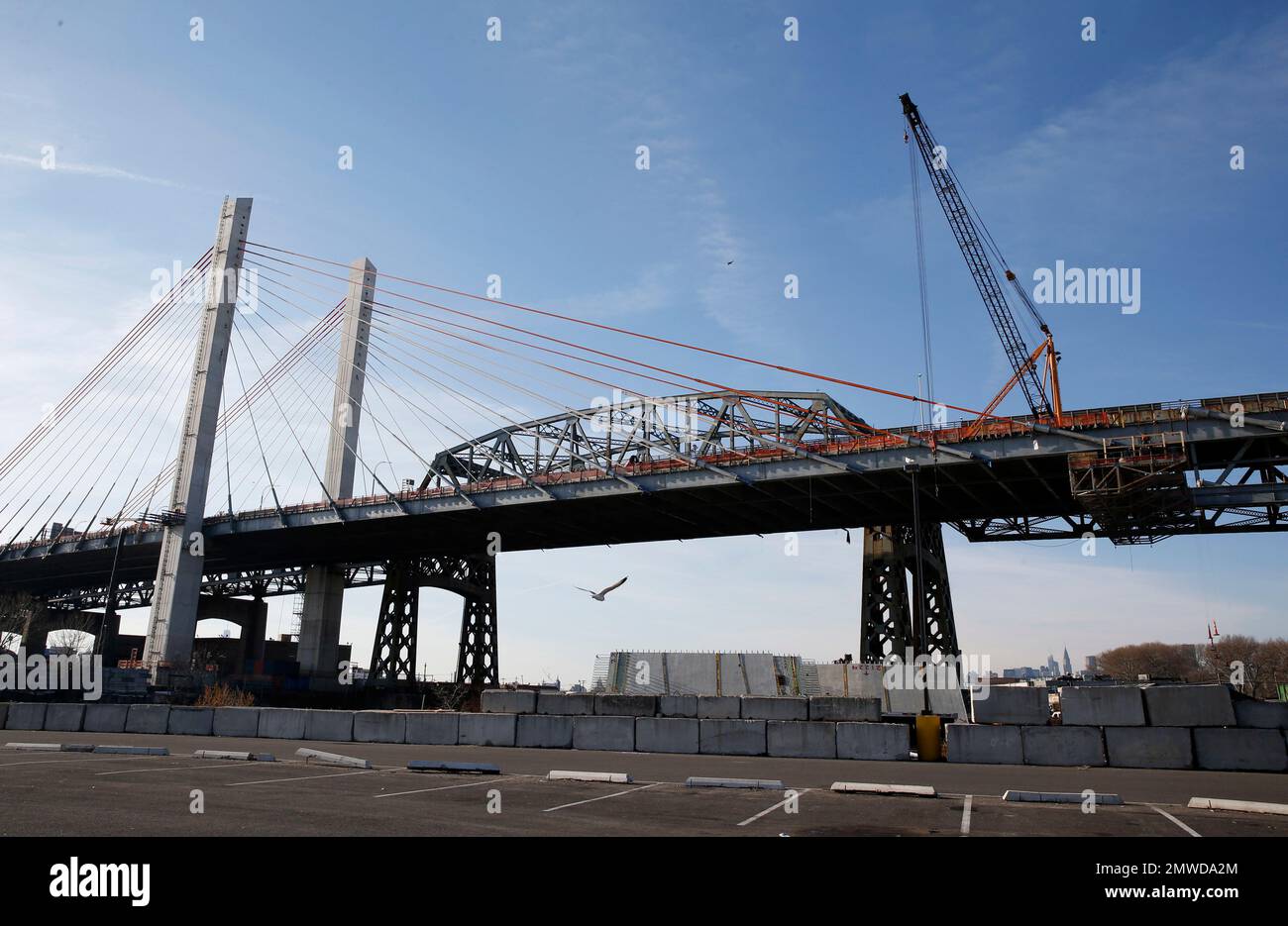FILE - In this Sunday, Jan. 15, 2017, construction continues on the ...