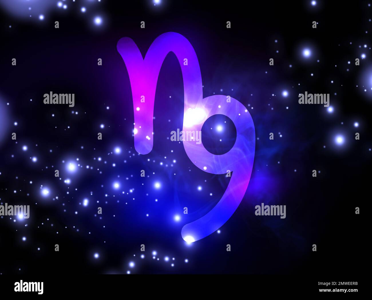 Steinbock symbol sternzeichen illustration horoskop -Fotos und -Bildmaterial in hoher Auflösung ...