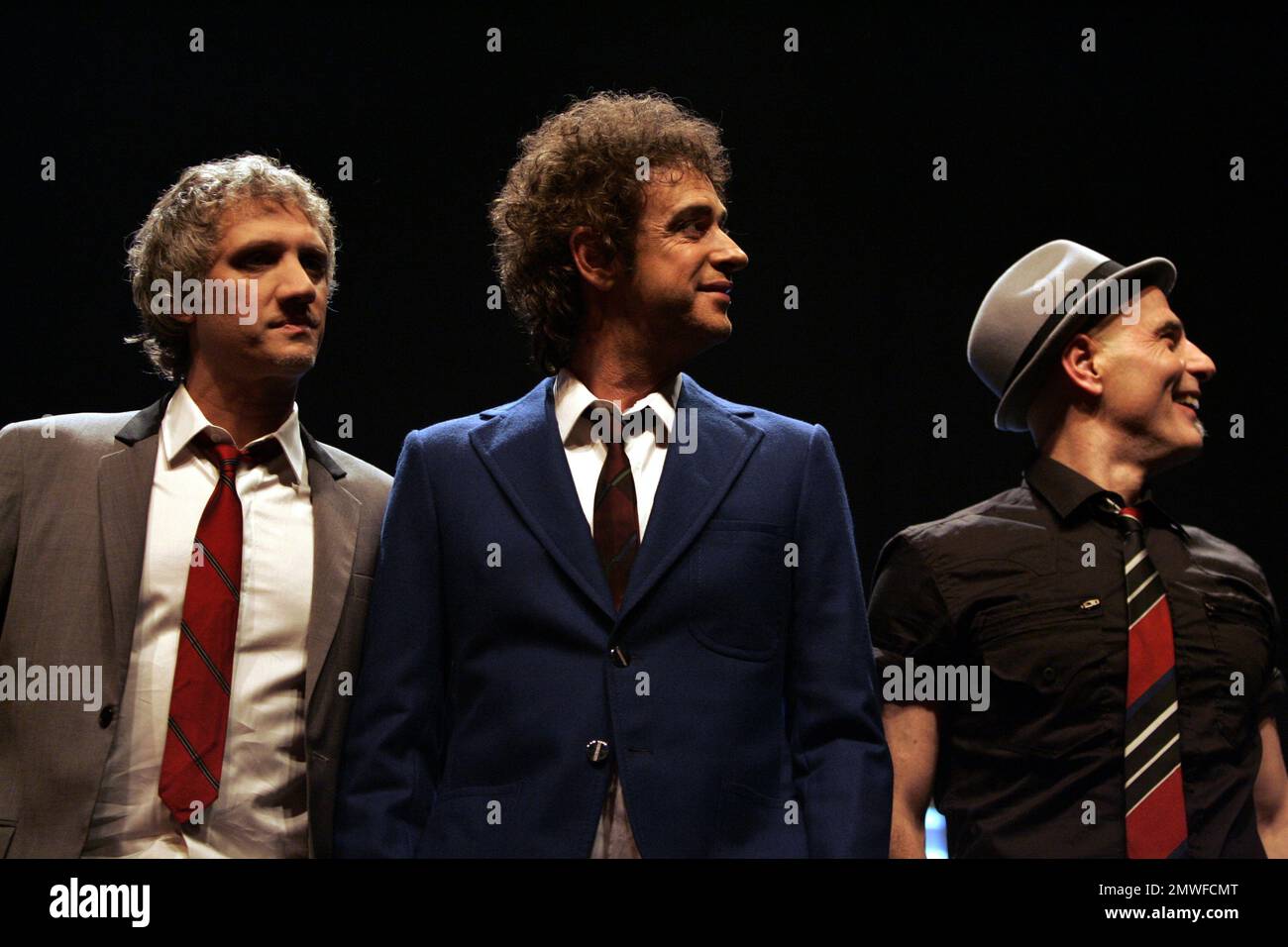 FILE - In this Sept. 20 2007 file photo, Soda Stereo band members from ...