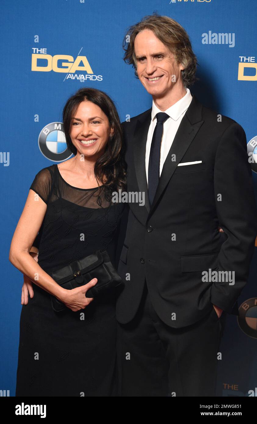 Director Jay Roach and his wife, singer Susanna Hoffs, pose together at ...