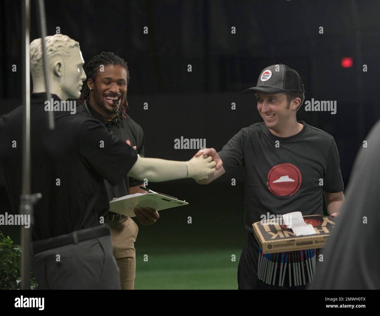 IMAGE DISTRIBUTED FOR PIZZA HUT - Professional football running back ...