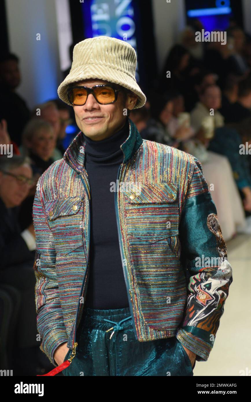 New York, NY, am 1. Februar 2023. Omar Hernandez geht am 1. Februar ...