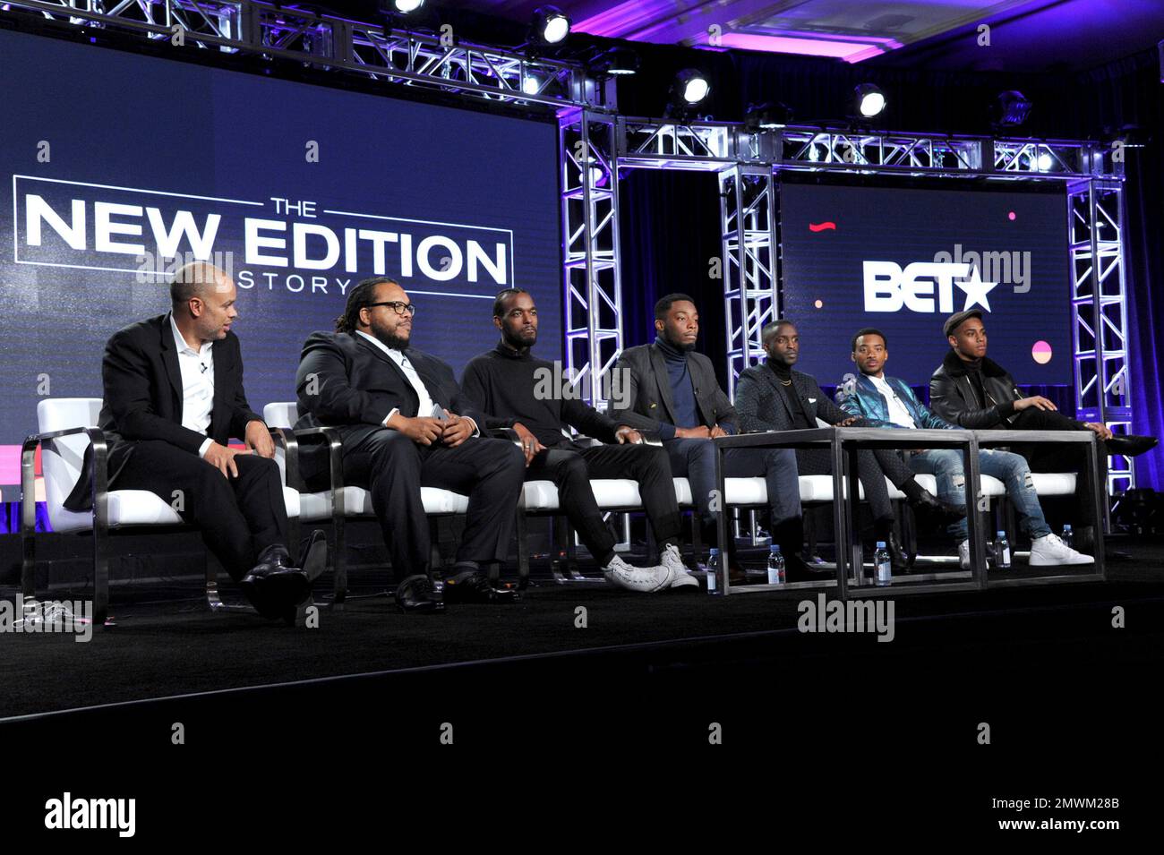 Executive producer Jesse Collins, from left, director Chris Robinson ...