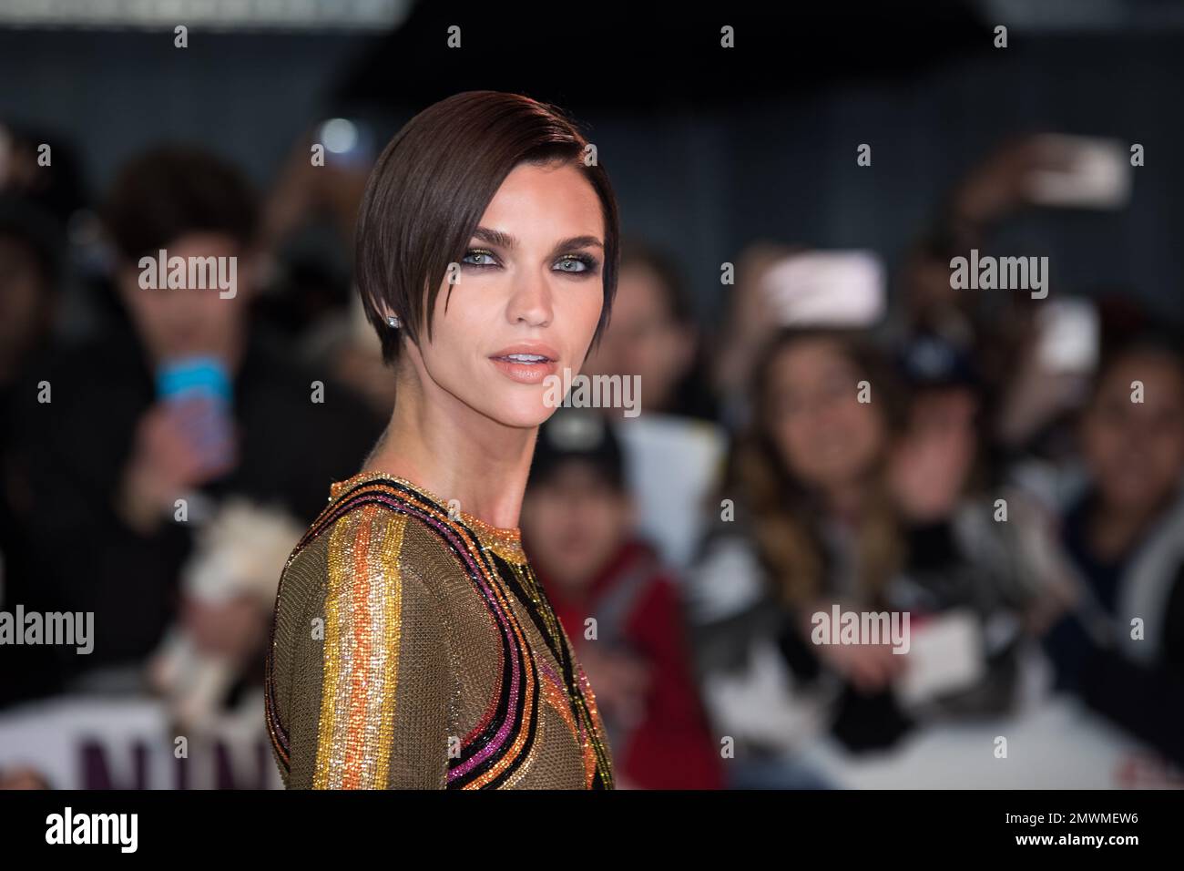 Model and actress Ruby Rose poses for photographers upon arrival at the ...