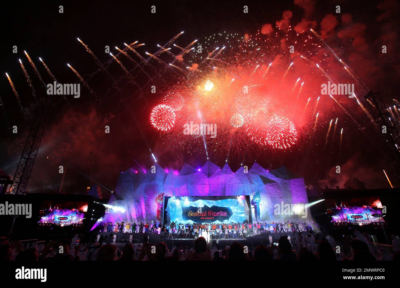 Dubai Parks & Resorts celebrates it's opening ceremony with fireworks ...