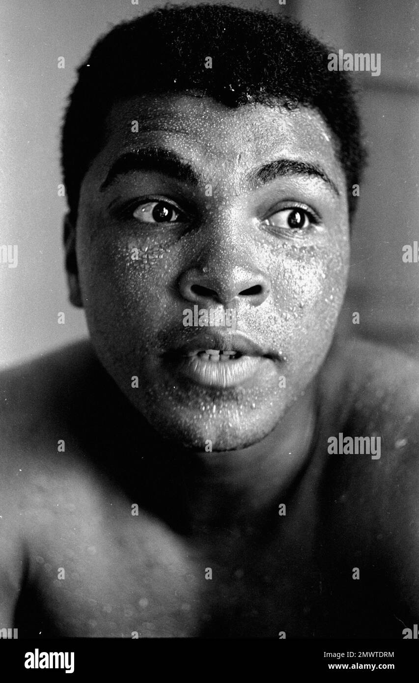 FILE - In this May 25, 1965 file photo, perspiration beads on the face ...